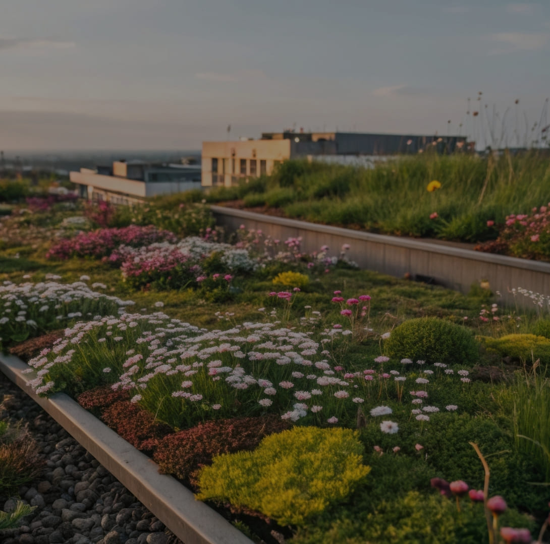 La végétalisation extensive des toitures terrasses - dazy